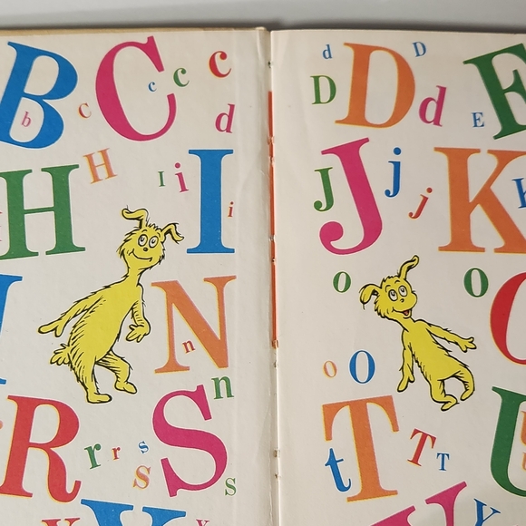 Dr. Seuss | Accents | Vintage Dr Seusss Abc Beginner Books Book Club ...